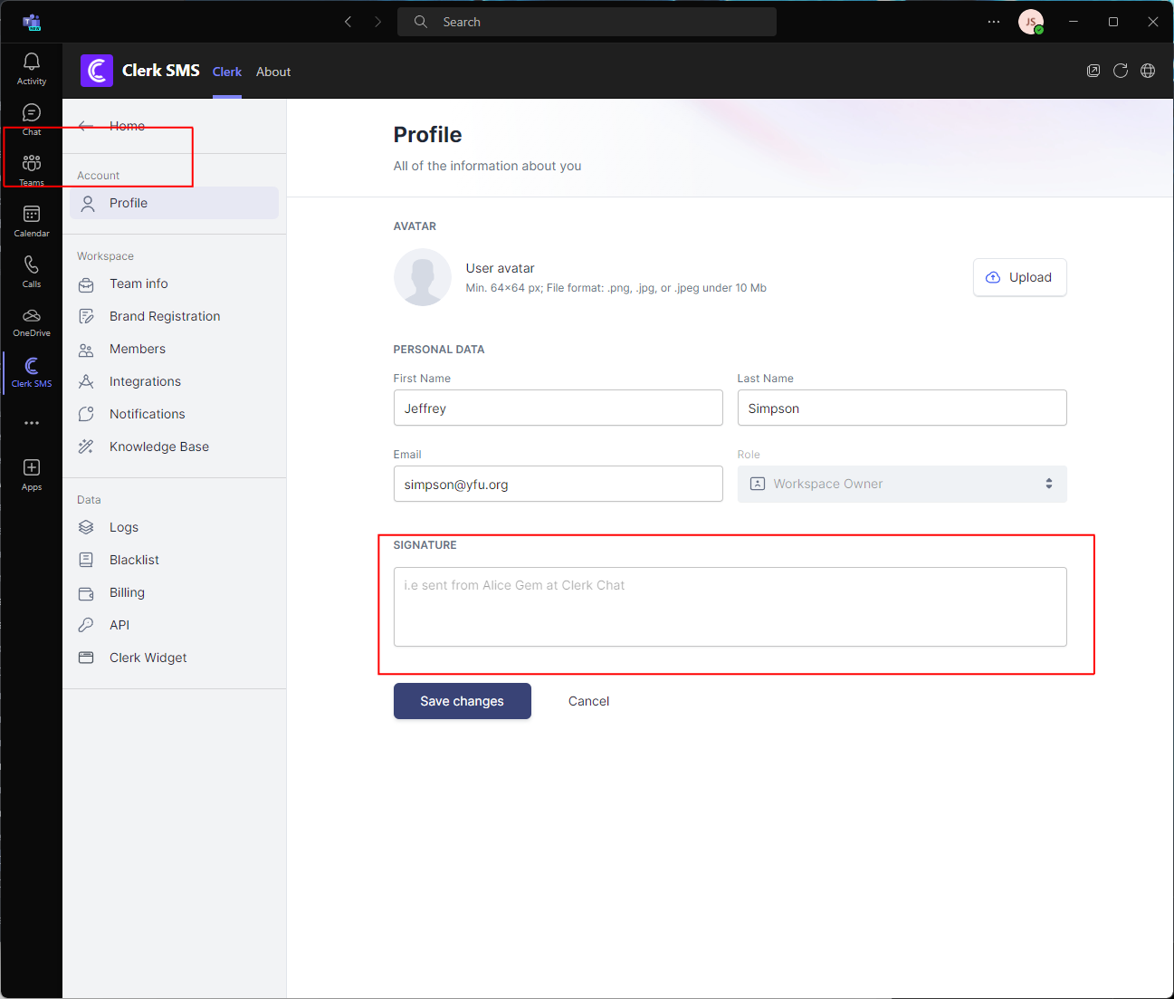 Setting My SMS Signature – Youth For Understanding